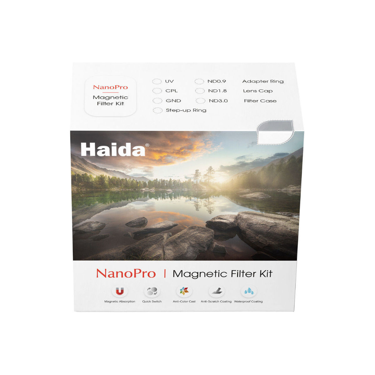 Buy Haida 82mm NanoPro Magnetic UV + CPL + ND Filter Kit at Lowest Price in India | IMASTUDENT.COM