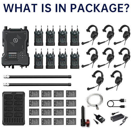 Buy Hollyland Solidcom M1 Full-Duplex Wireless Intercom Solution (8 Beltpacks) at Lowest Price ...